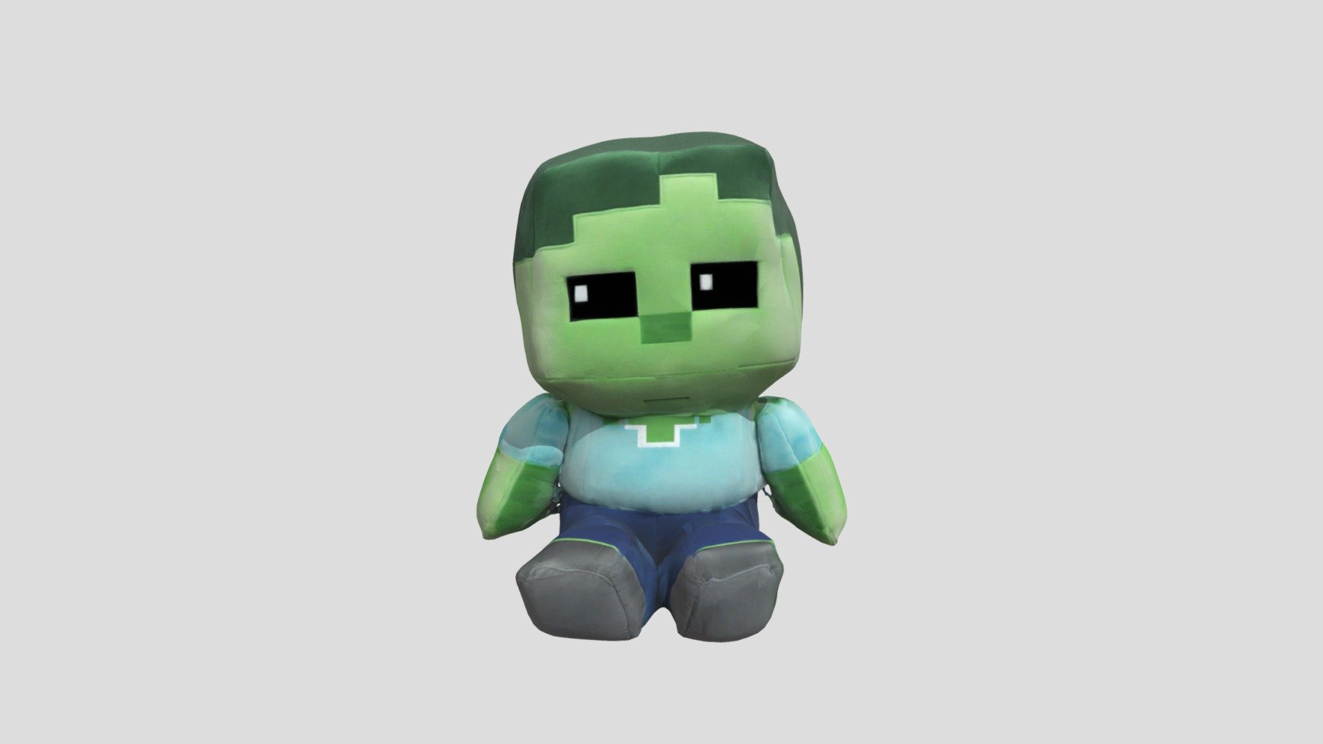 Minecraft Plush Zombie - 3D model by nikitahorok5 [18304d4] - Sketchfab