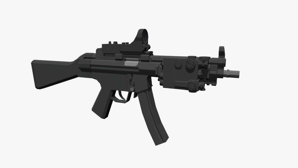 Low-poly Weapon Collection - A 3D model collection by SniperRifle ...