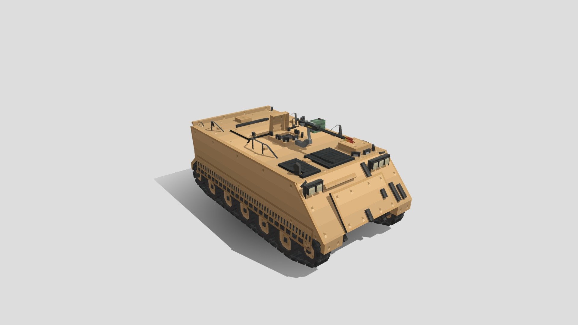 Blockbench M113 Remodel - 3D model by play_w [183235f] - Sketchfab