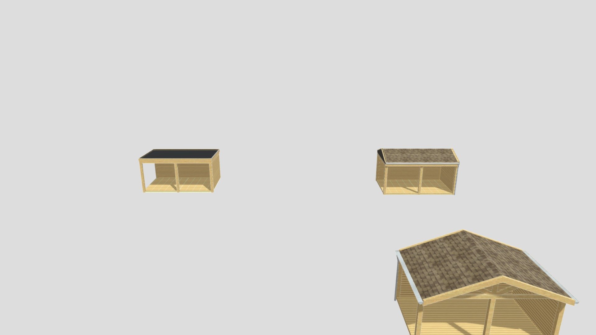 overkapping visser - 3D model by Sandershoutbouw [1832861] - Sketchfab