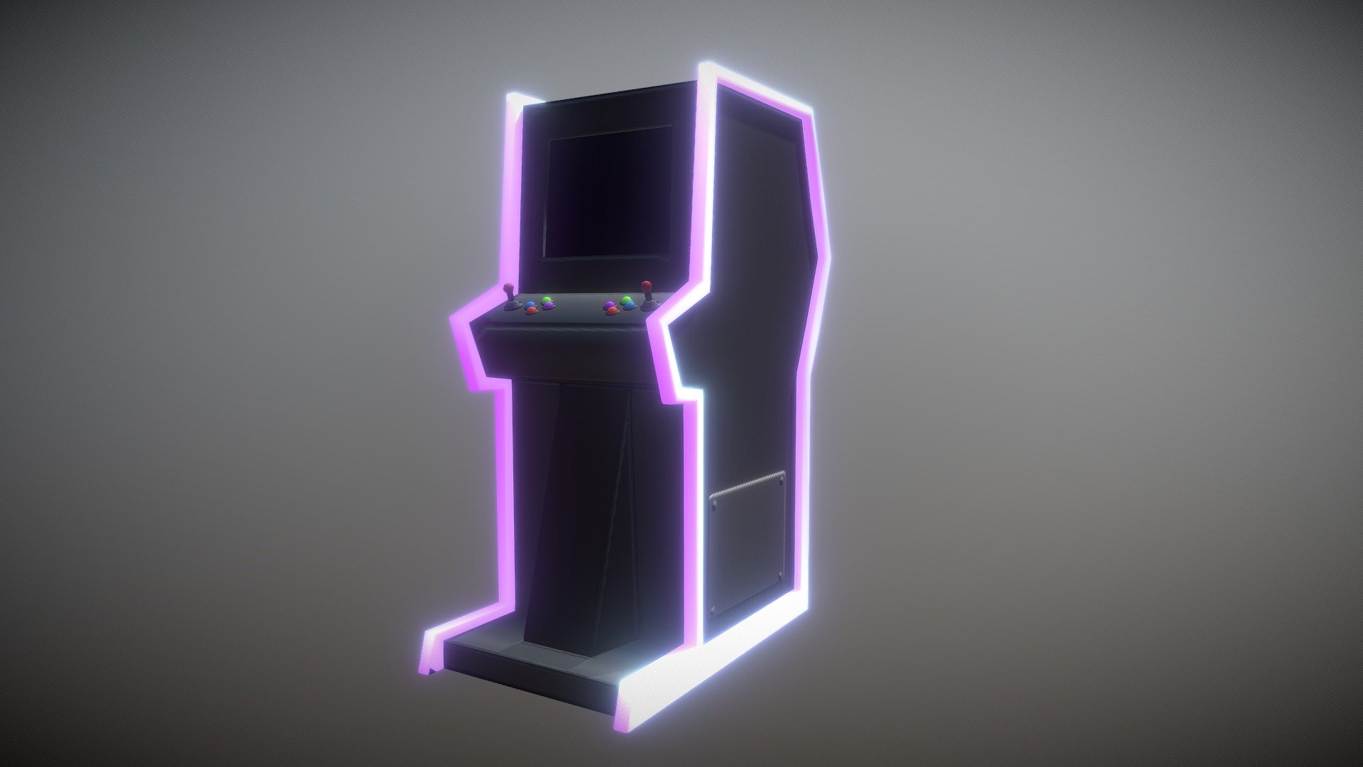 Arcade Machine V2 - 3D model by Josh Moulding (@ForgottenLegacy ...