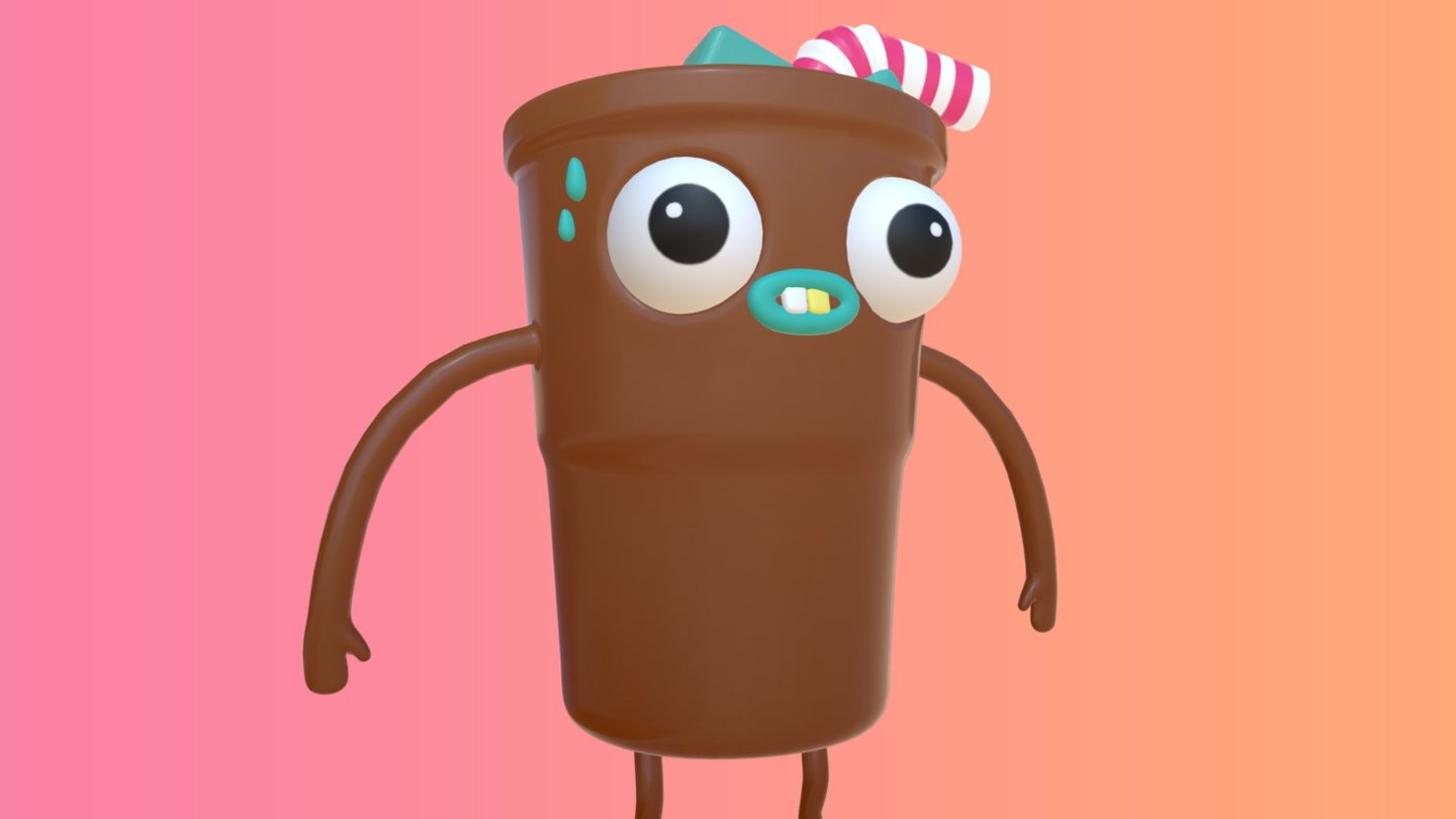 Iced Coffee ️☕️ - 3D model by Ben Voldman (@benvoldman) [18336c5 ...