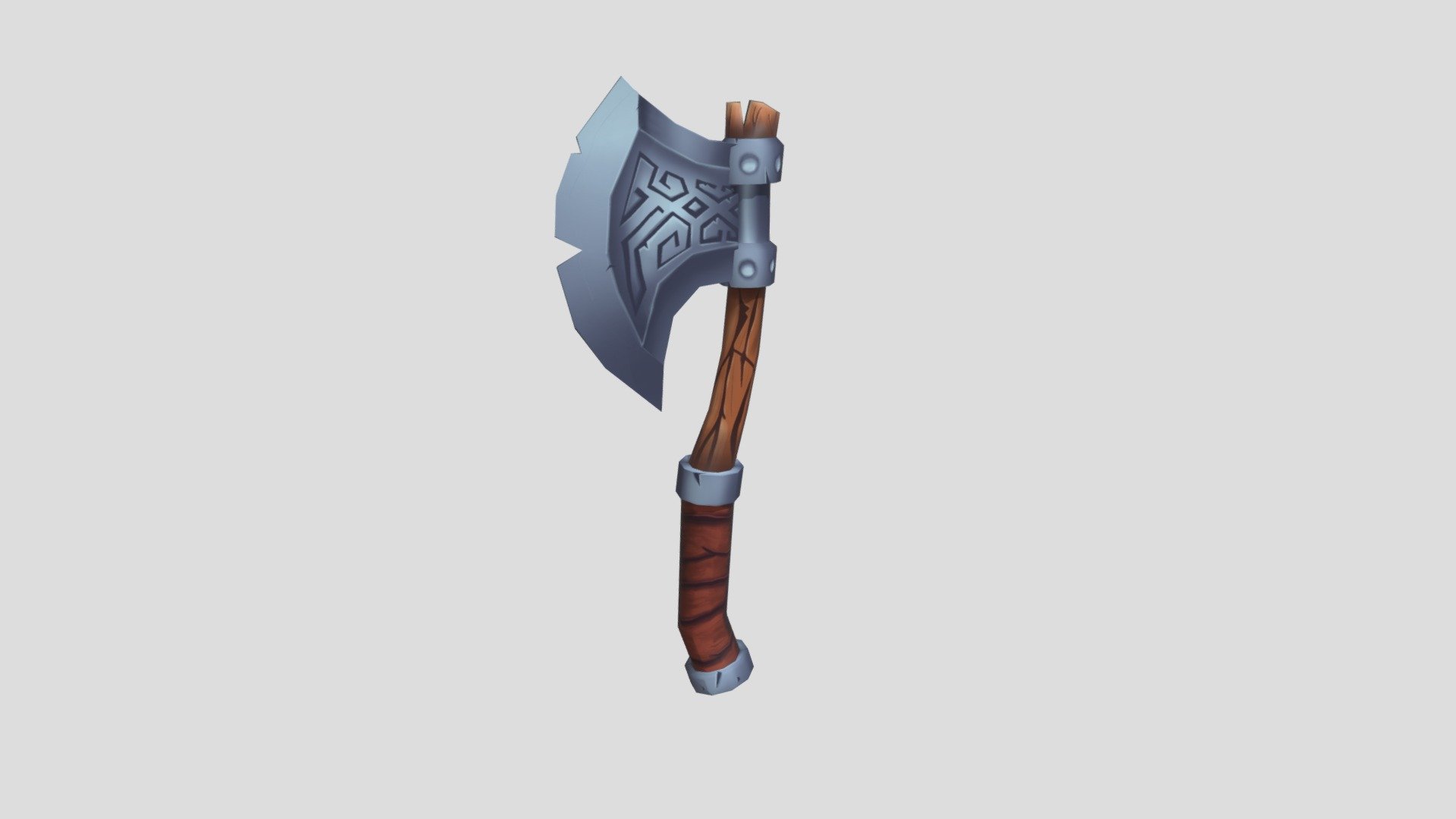 Hacha Hand Painted - 3D model by Alondra Martínez Espino (@a01198199 ...