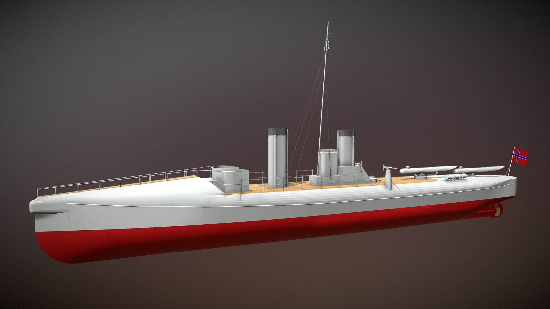 HNoMS Teist - Download Free 3D model by martyn169 [18345be] - Sketchfab