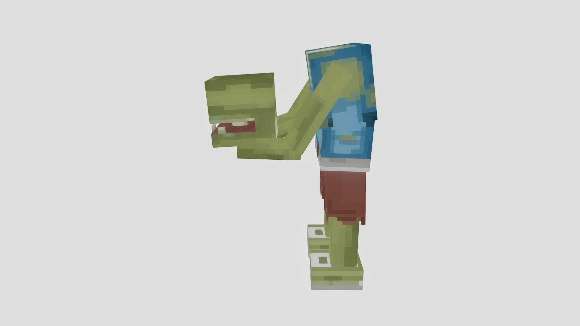 Zombie / 3D MODELING - 3D model by Emrily [18362c1] - Sketchfab