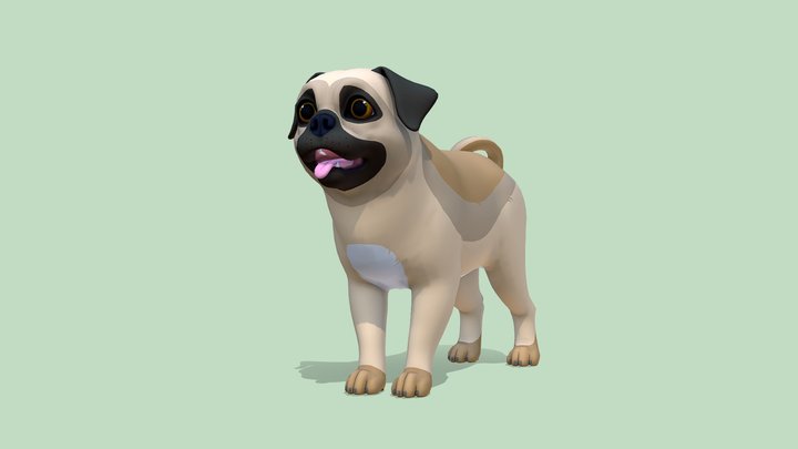 Pug 3D models - Sketchfab