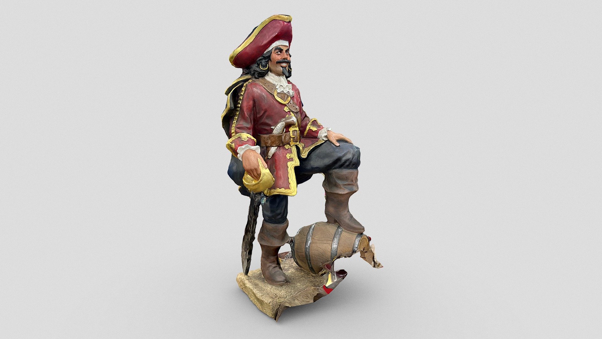 Day 324: "Captain Morgan“ pirate statue - Download Free 3D model by Emm ...