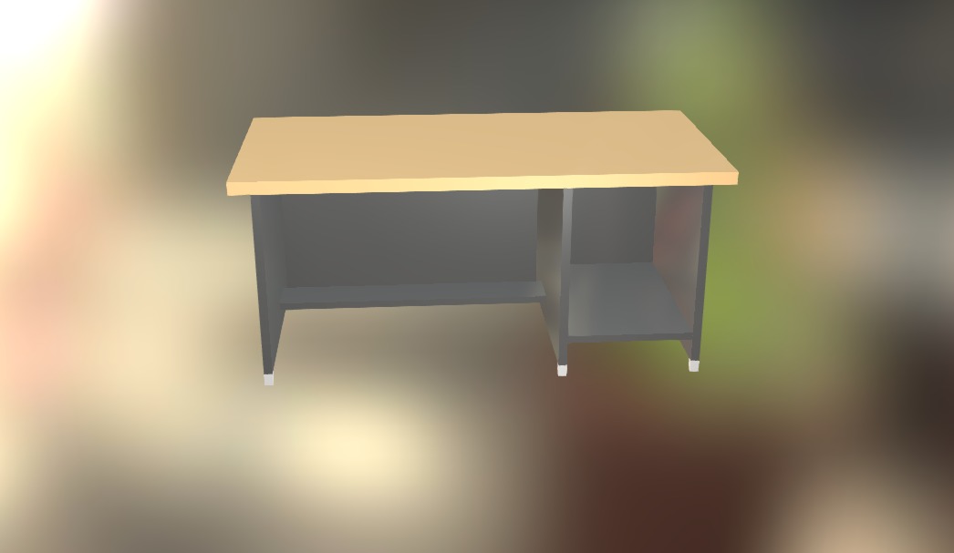 Meja Komputer - Download Free 3D model by Sutikno [1837f10] - Sketchfab