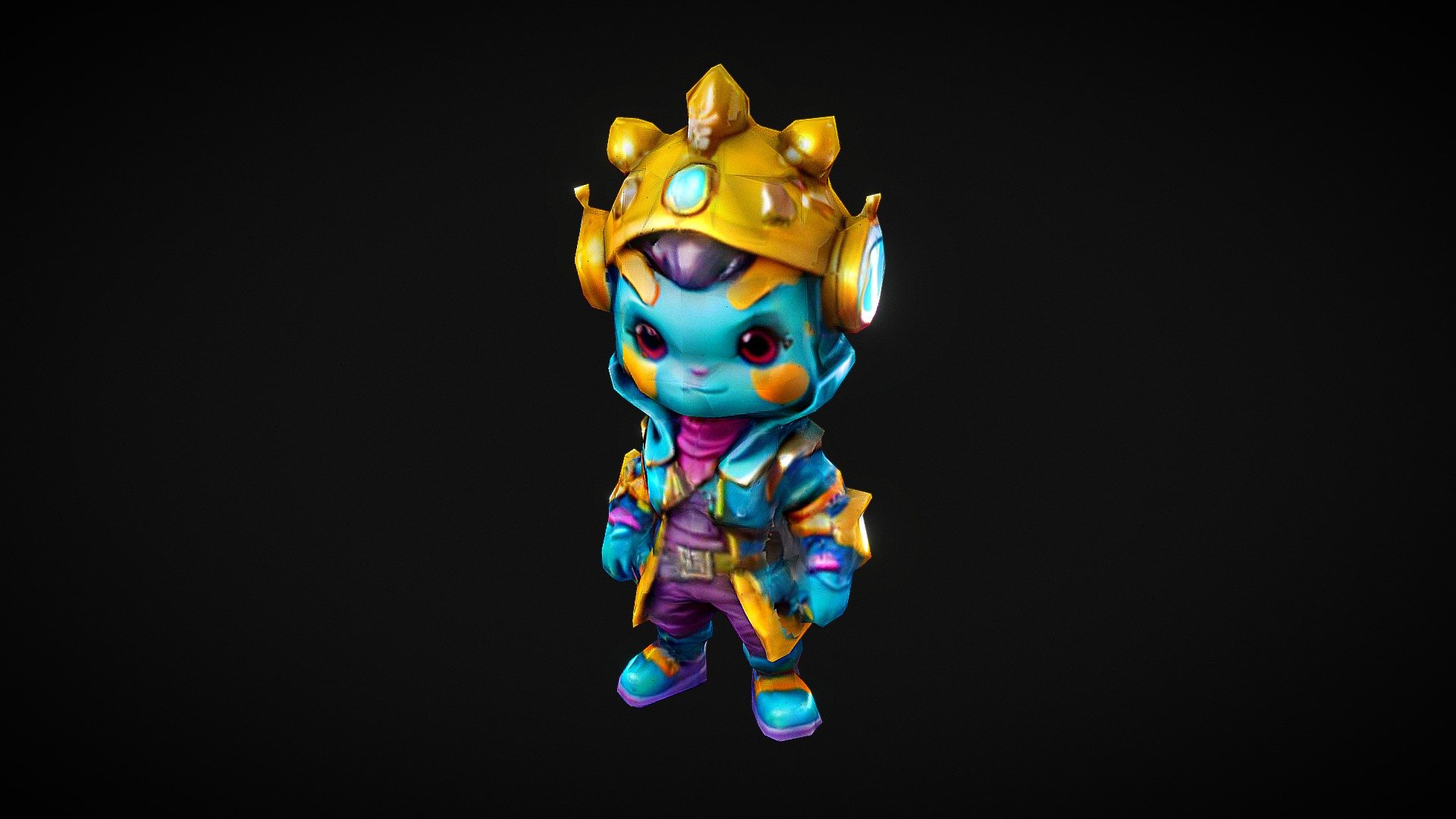 Animated cartoon character: - Download Free 3D model by klrxyz [1838563 ...