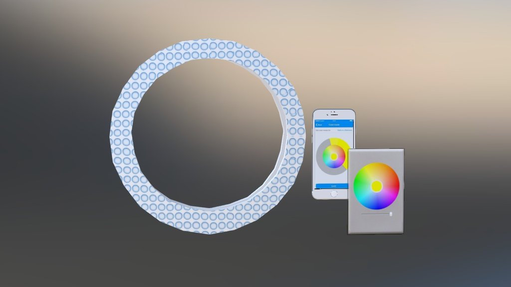 Smart Circular LED Bulb - 3D model by gusorfan [1838633] - Sketchfab