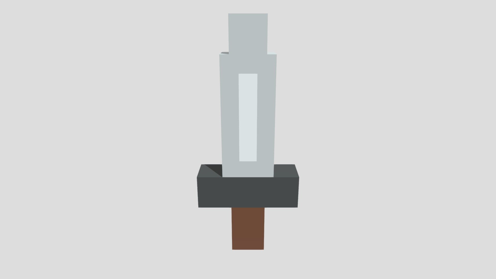 Basic Block Sword - 3D model by Dewott8820 [18386ea] - Sketchfab