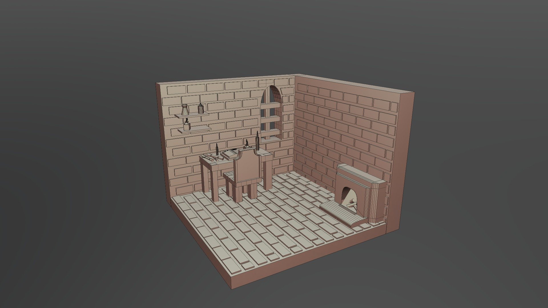 Isometric Room - 3D model by SRimac [183a6f8] - Sketchfab