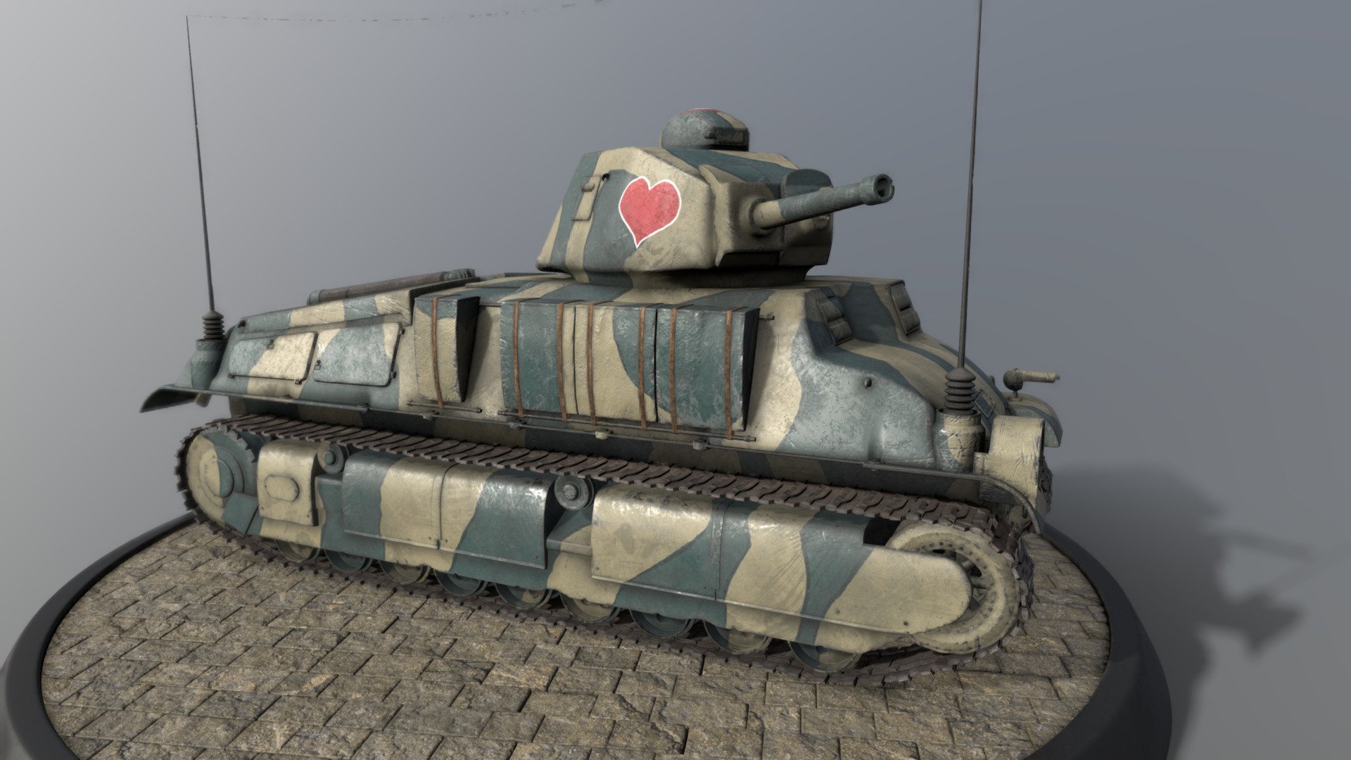 Somua S35 - 3D model by Gab.Pro [183c2c4] - Sketchfab