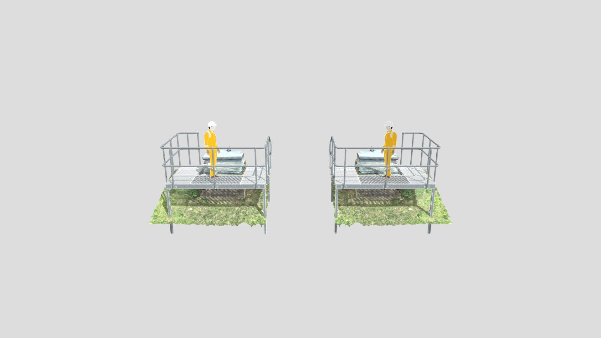 SINGLE WELL PLATFORM - 3D model by ksa2020 / Dezine 2020 (@ksa2020 ...