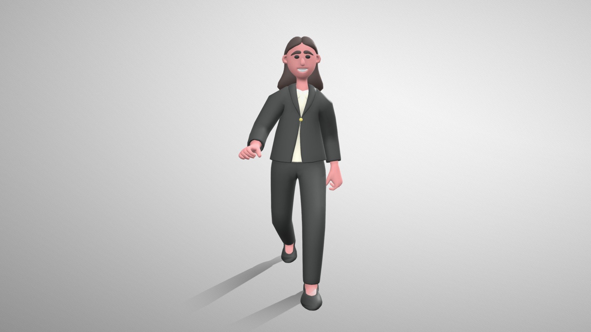 Stylized Girl Business - Mixamo Rigged Character - Buy Royalty Free 3D ...