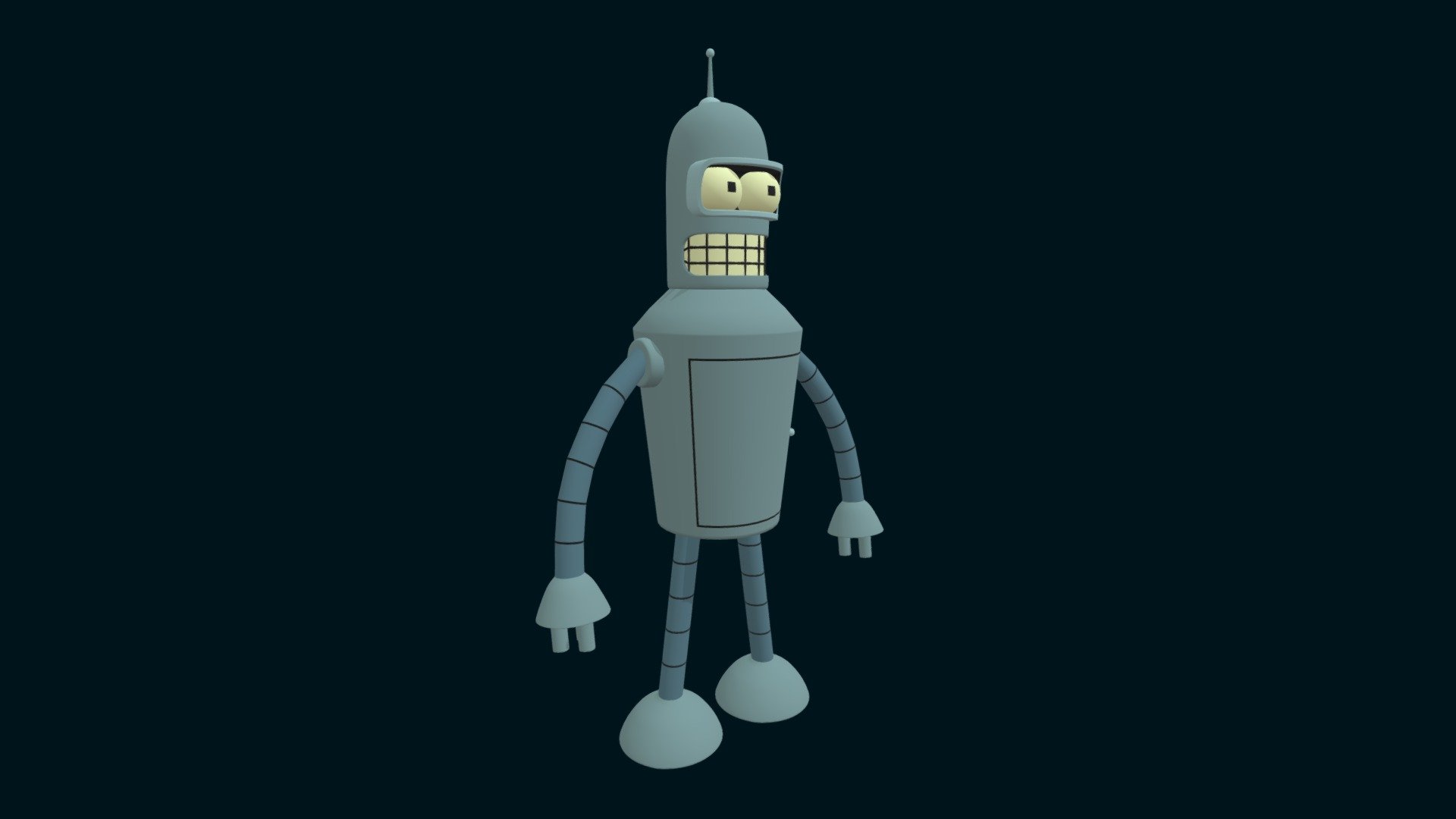 Bender - 3D model by Alan Šabanović (@alansabanovicart) [184085d ...