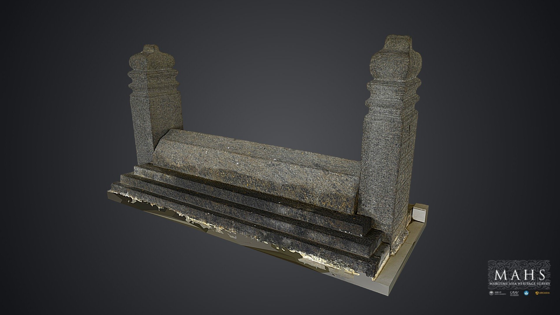 Grave of Malik al-Zahir at Samudera-Pasai - 3D model by Maritime Asia ...