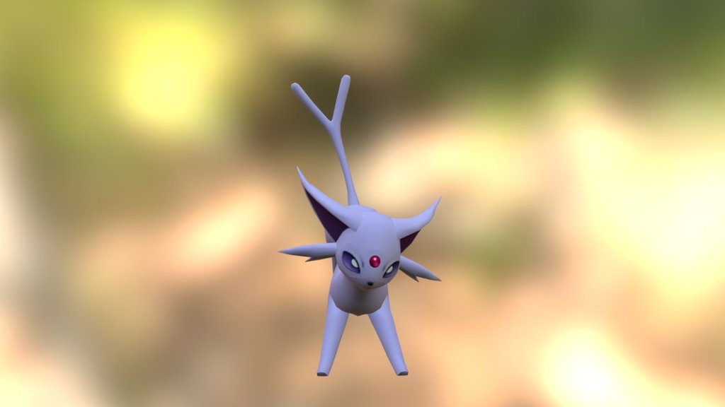 Pixelmon Espeon - 3D model by yellowstarctc [184214c] - Sketchfab