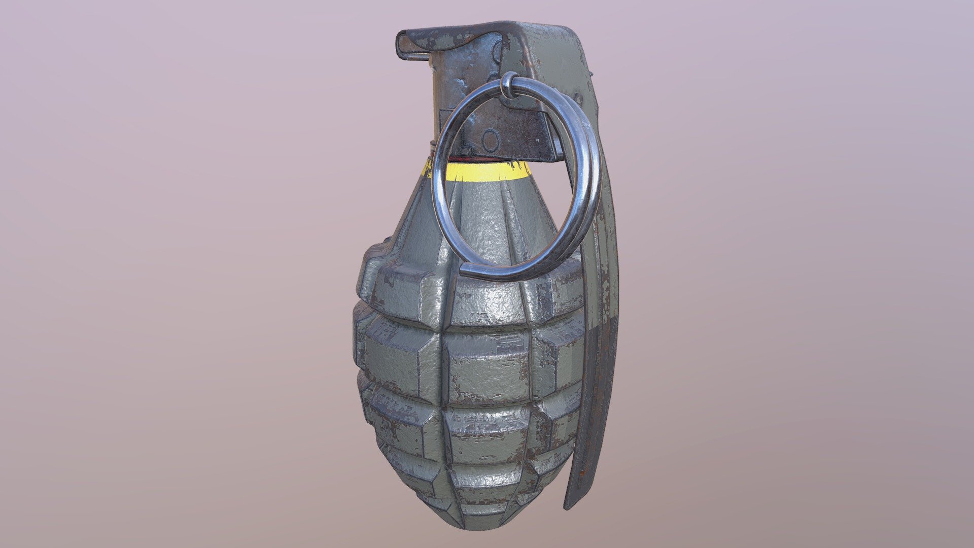 Mk 2 Fragmentation Hand Grenade (Circa 1940) - 3D model by Omnipotent ...