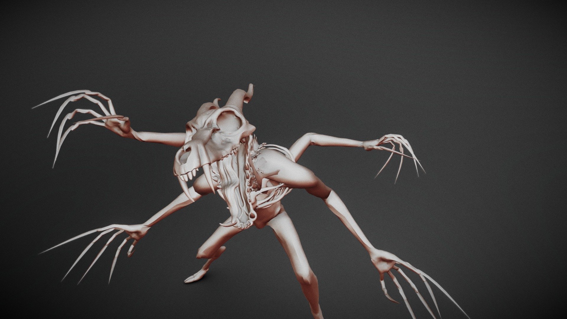 Wendigo - 3D model by mmarka [184363a] - Sketchfab