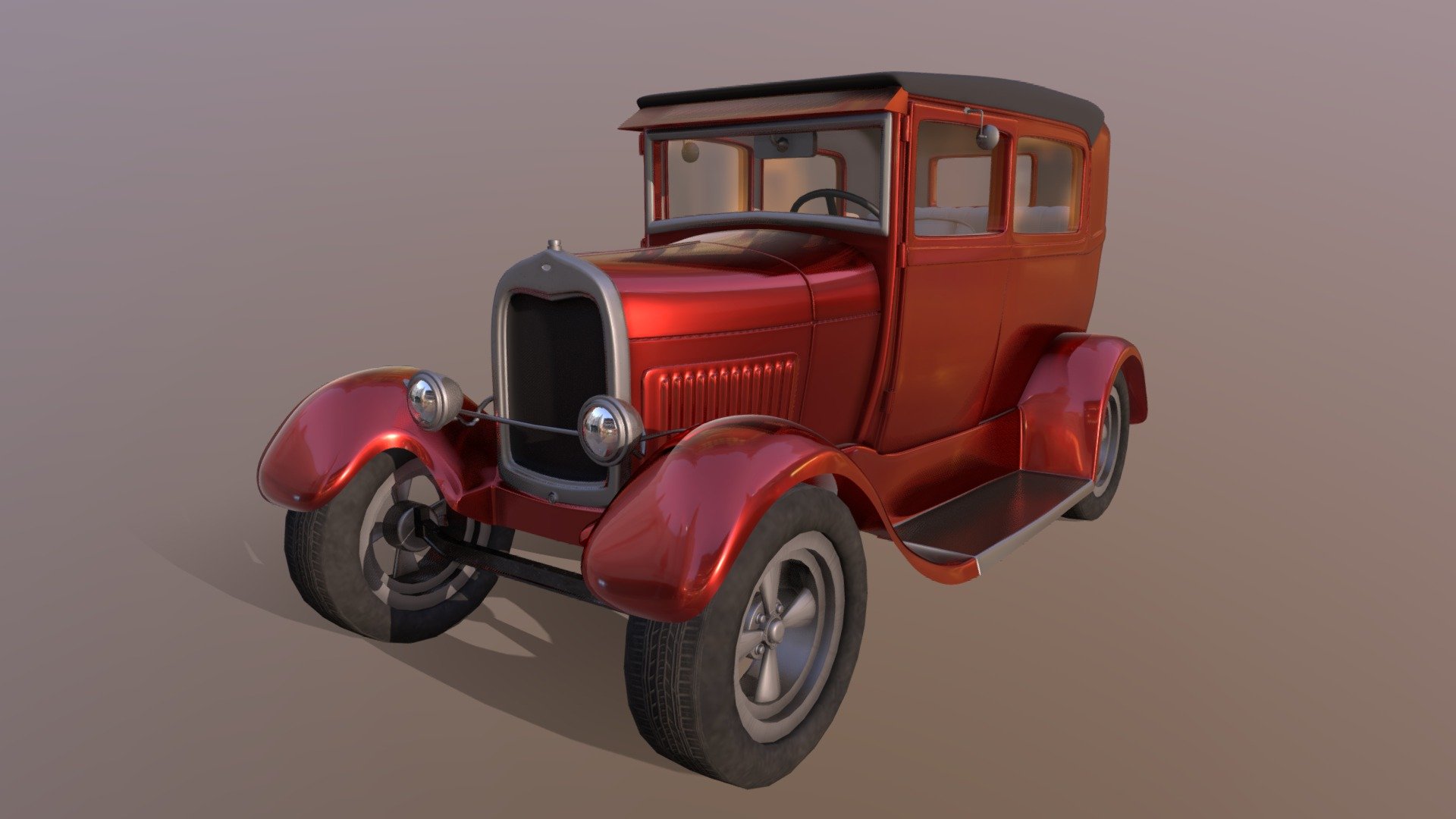 FORD MODEL A - 3D model by Camilo.Del.Valle.Rosas [1843a3e] - Sketchfab