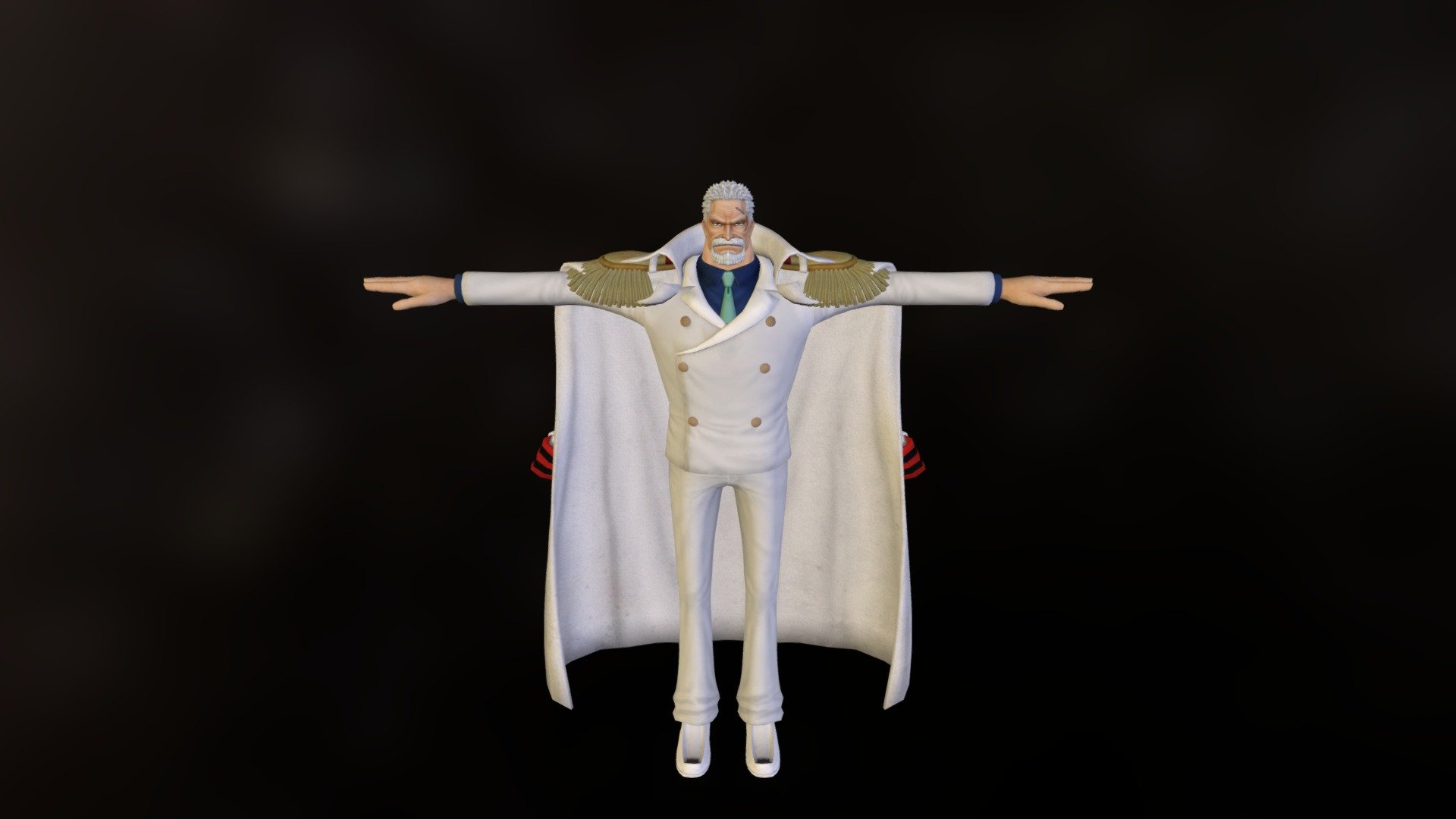 Monkey D. Garp _ WIP - 3D model by Cheng (Aaron) Li (@aaronleeiv ...