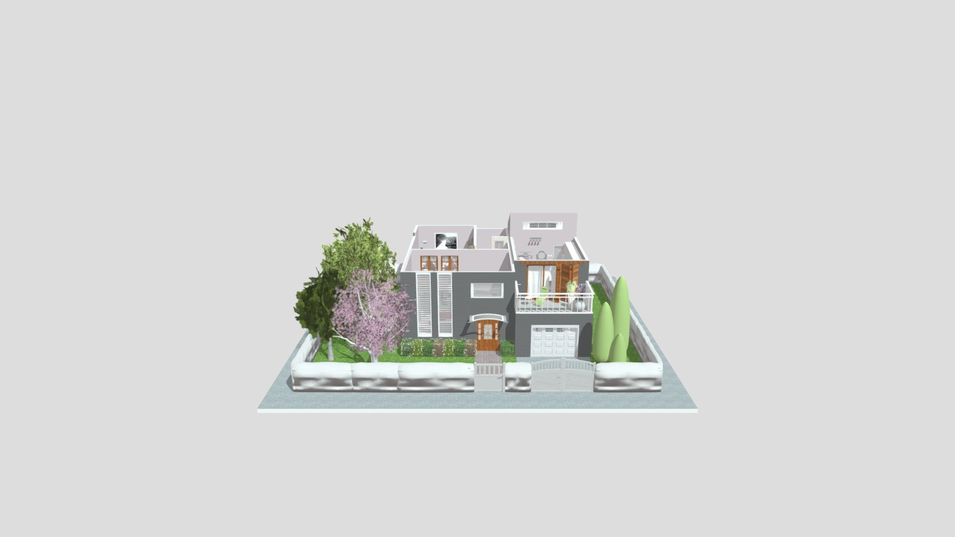 03_Big loft house - Download Free 3D model by Home Design 3D ...