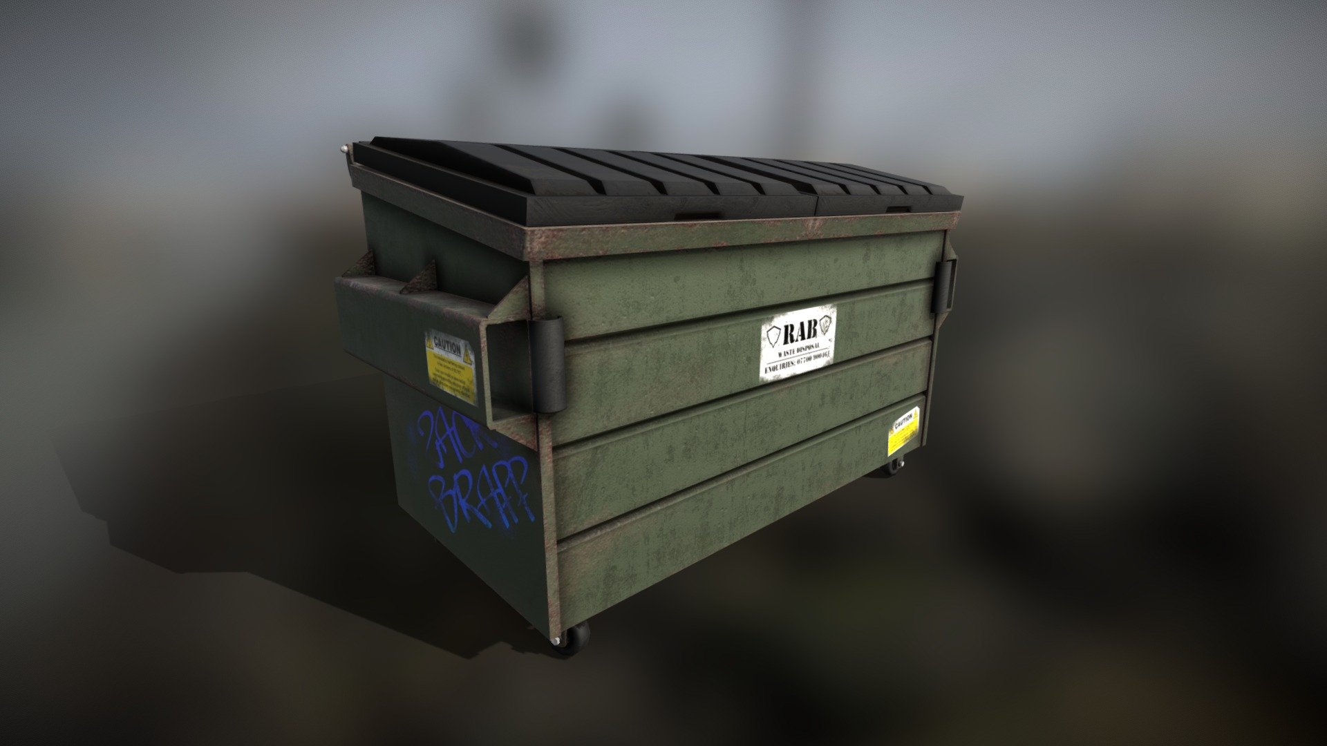 Dumpster - Download Free 3D model by TheMadraver [1848193] - Sketchfab