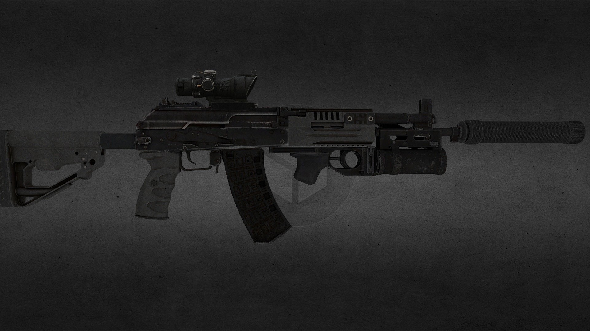 AK model from stalker with animation - 3D model by konfederat [184940a] - Sketchfab
