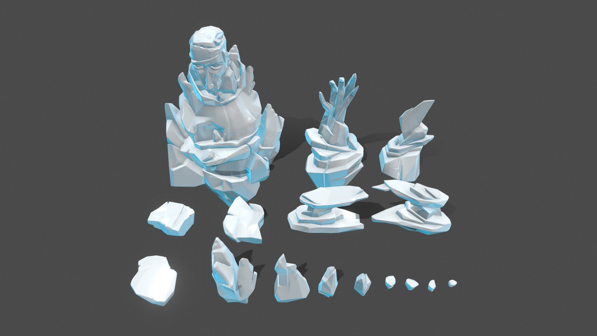Icebergs Asset Pack - 3D model by Jakub Brokl (@jakubbrokl) [184e86e ...