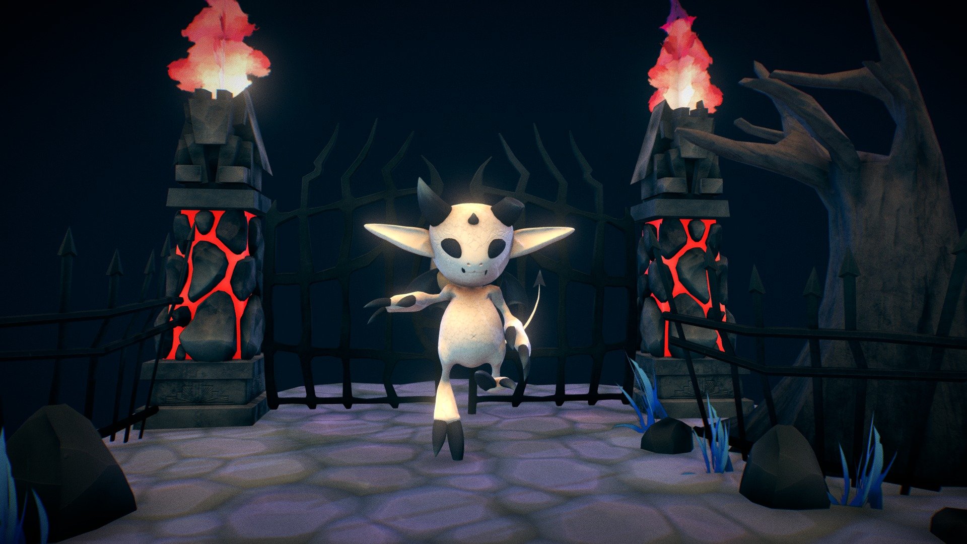 Imp Scene - 3D model by DarrenACreative [184f225] - Sketchfab
