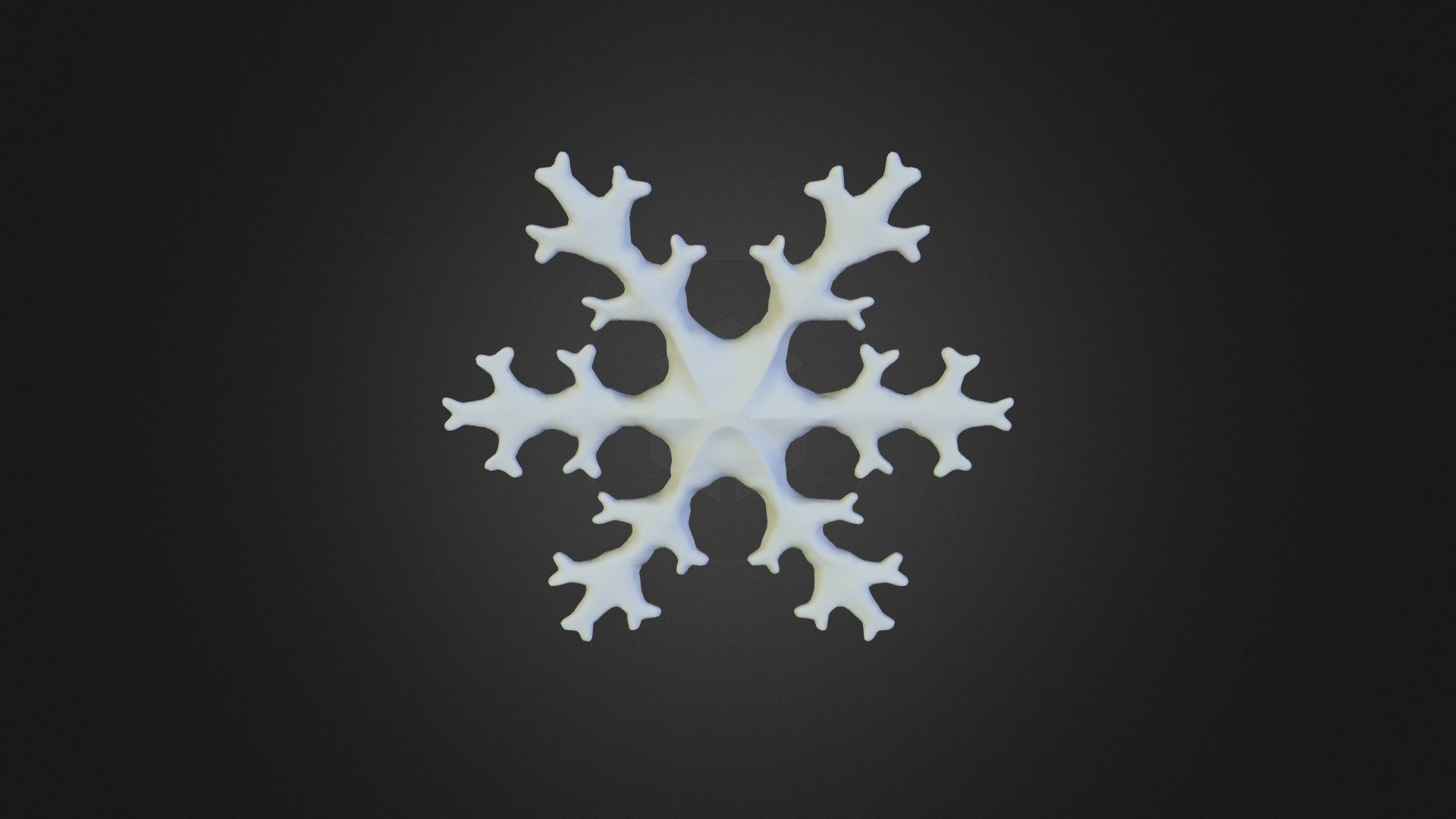 snowflake - 3D model by leopoly [184f249] - Sketchfab