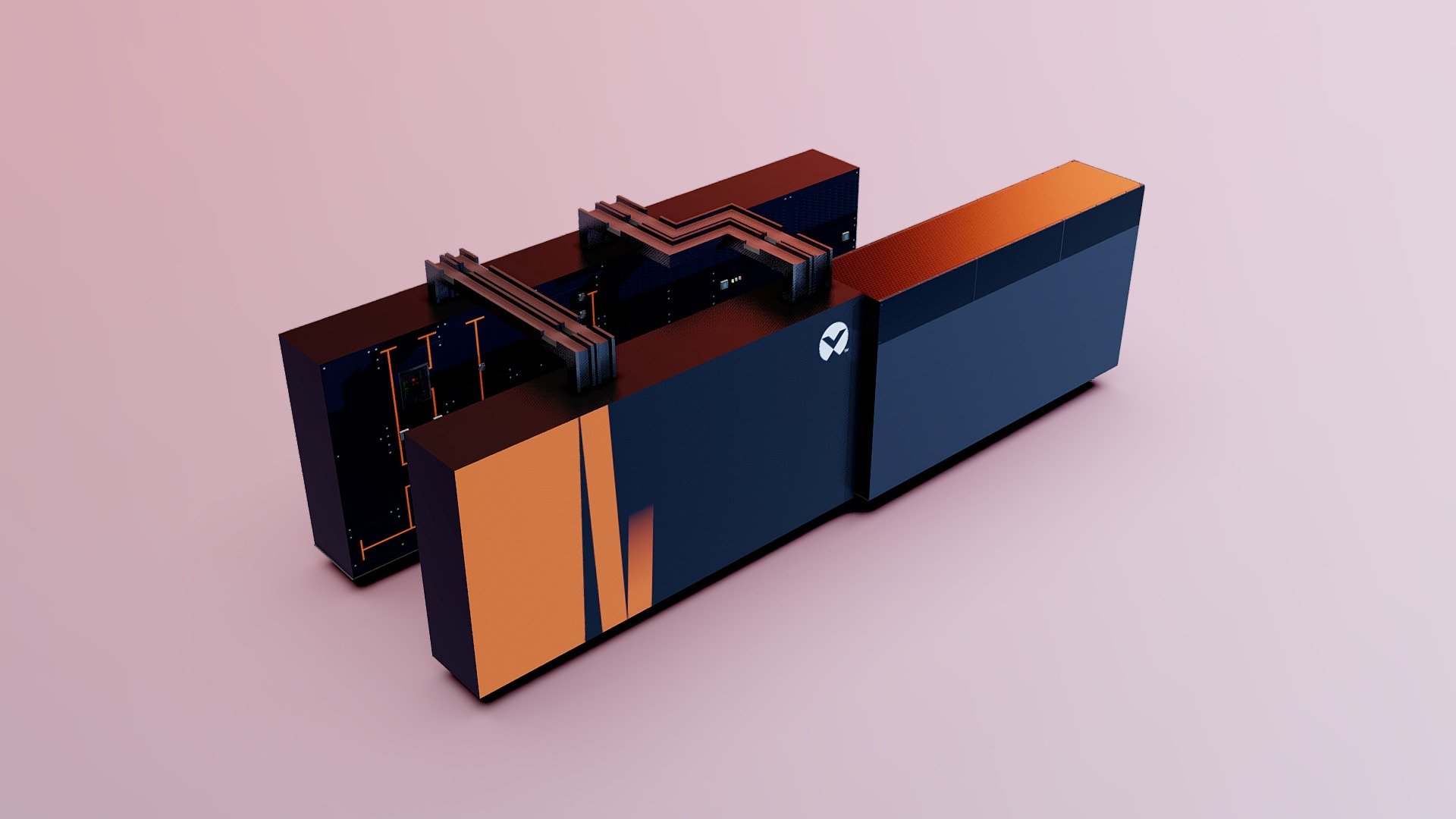 Vertiv Power Nexus - front to front - 3D model by Vertiv [184f91d ...