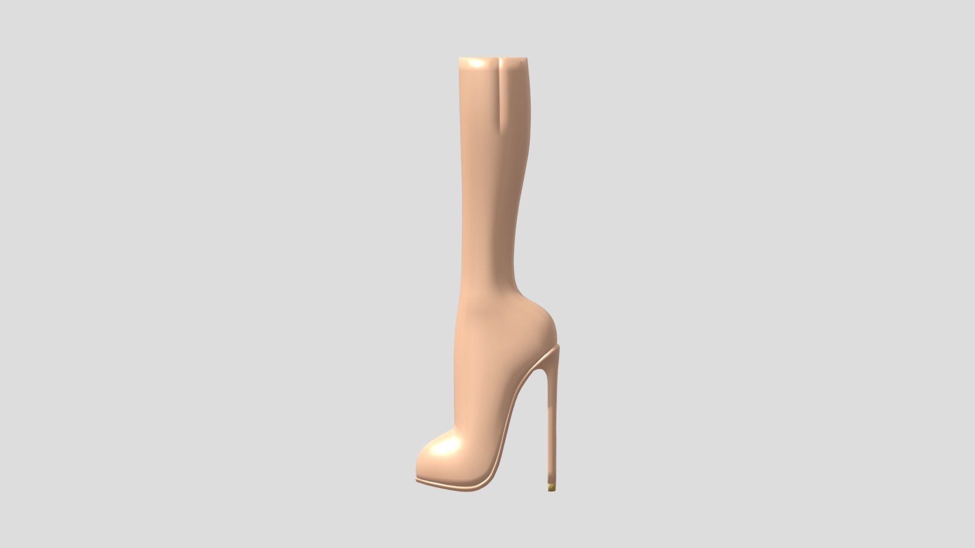 Hellen High Heel Stiletto Boots V4 - Download Free 3D model by ...