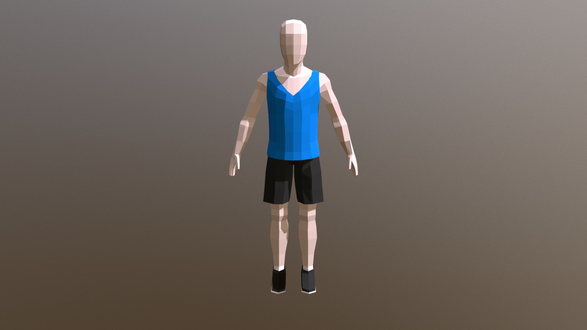Man Low Poly - 3D model by fabibarili [1851262] - Sketchfab