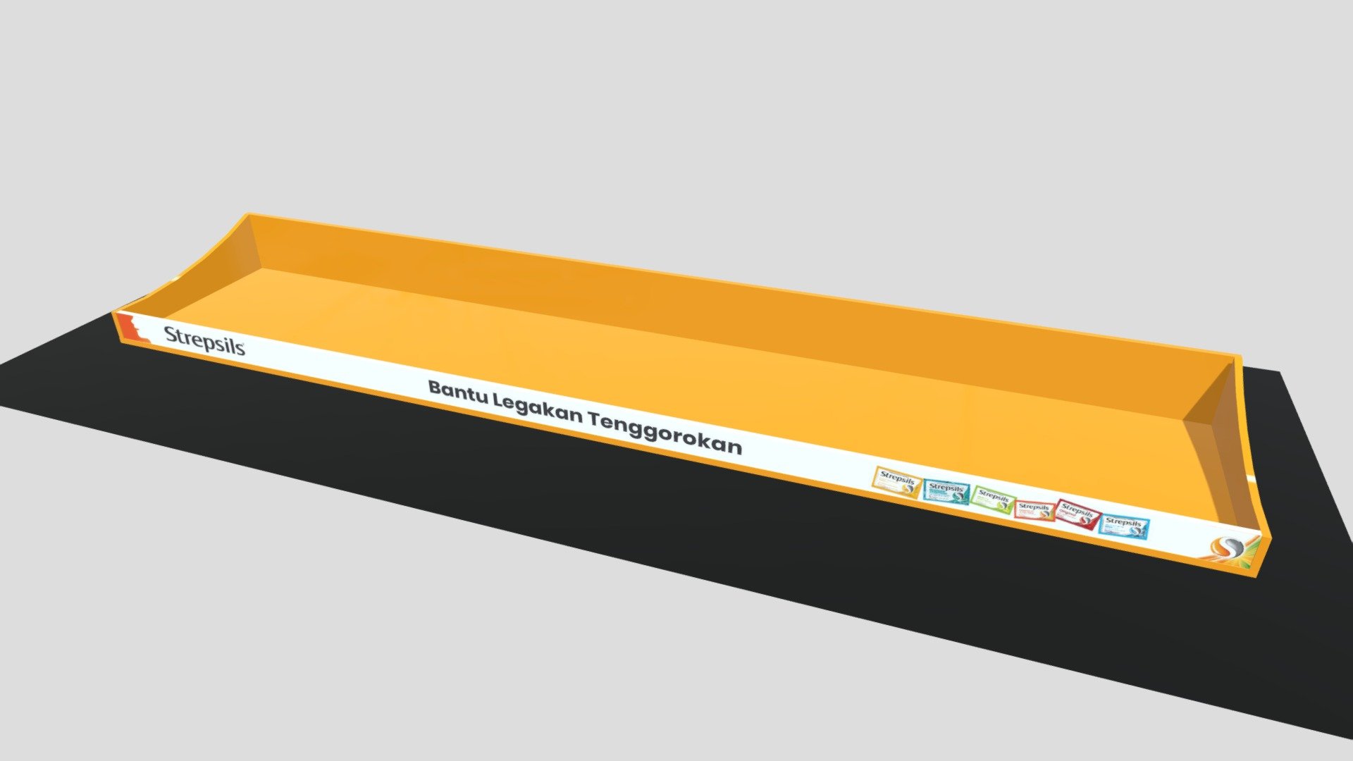 Strepsils Tray Panjang - 71x14x5 - 3D model by aliven (@alivenn ...
