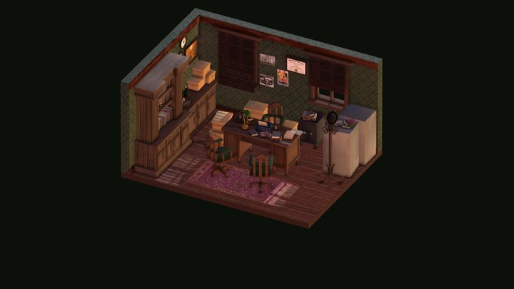 Detective-office 3D models - Sketchfab