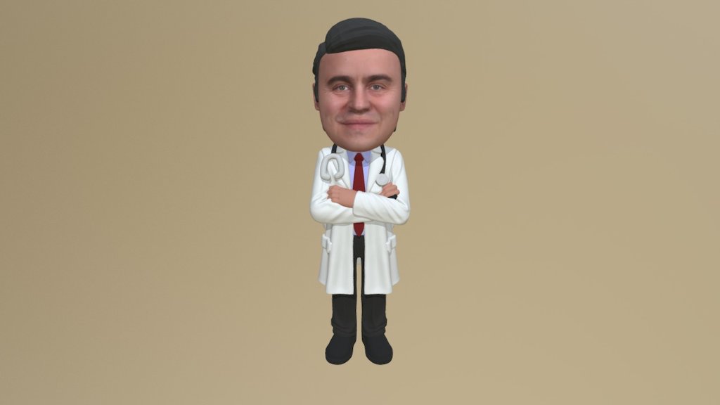 Dr Mert Bey - 3D model by 3DMiniSelfie [185688f] - Sketchfab