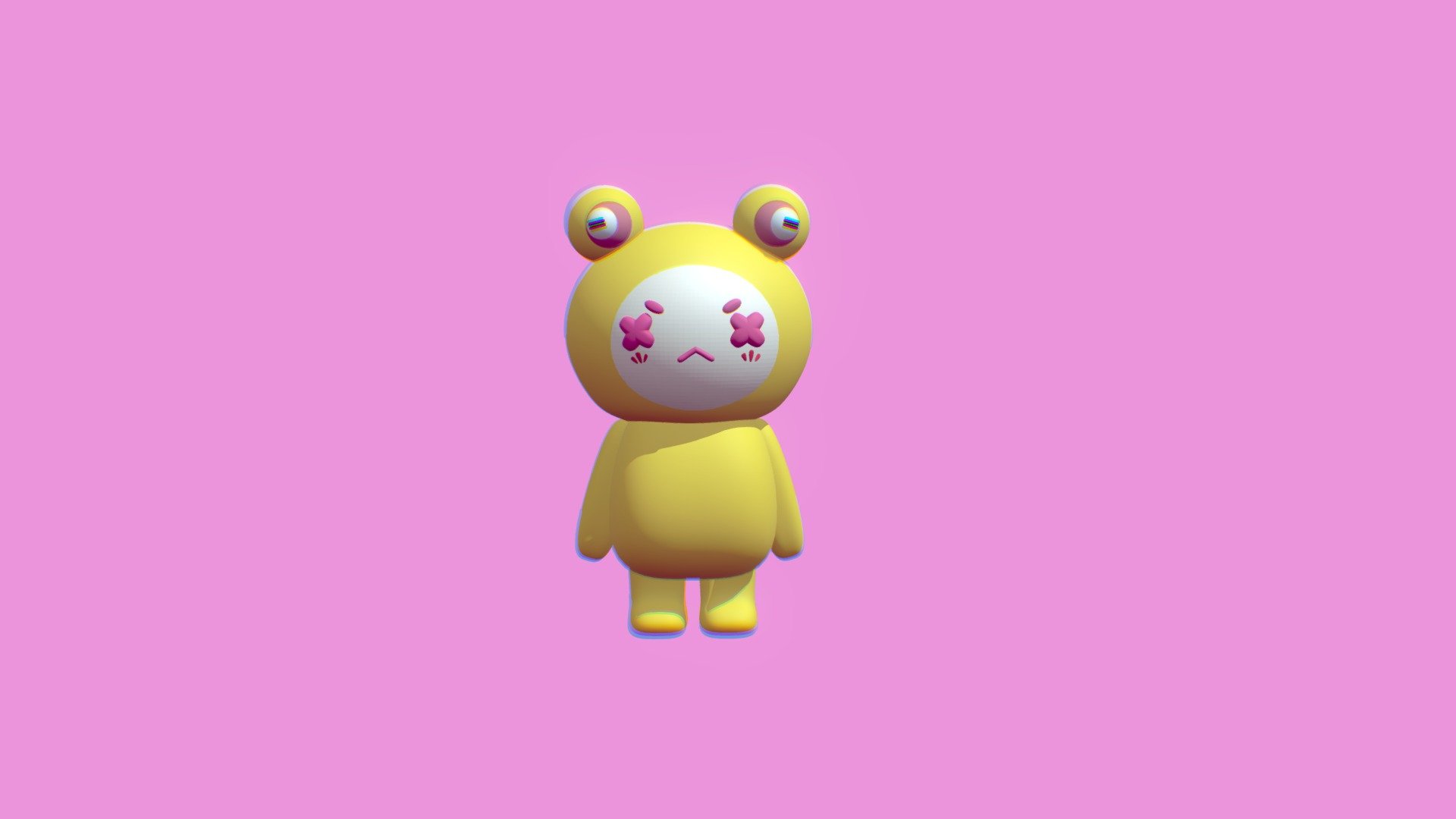 Angry Bubbly Character - Download Free 3D model by Puff0322 [1856d2c ...