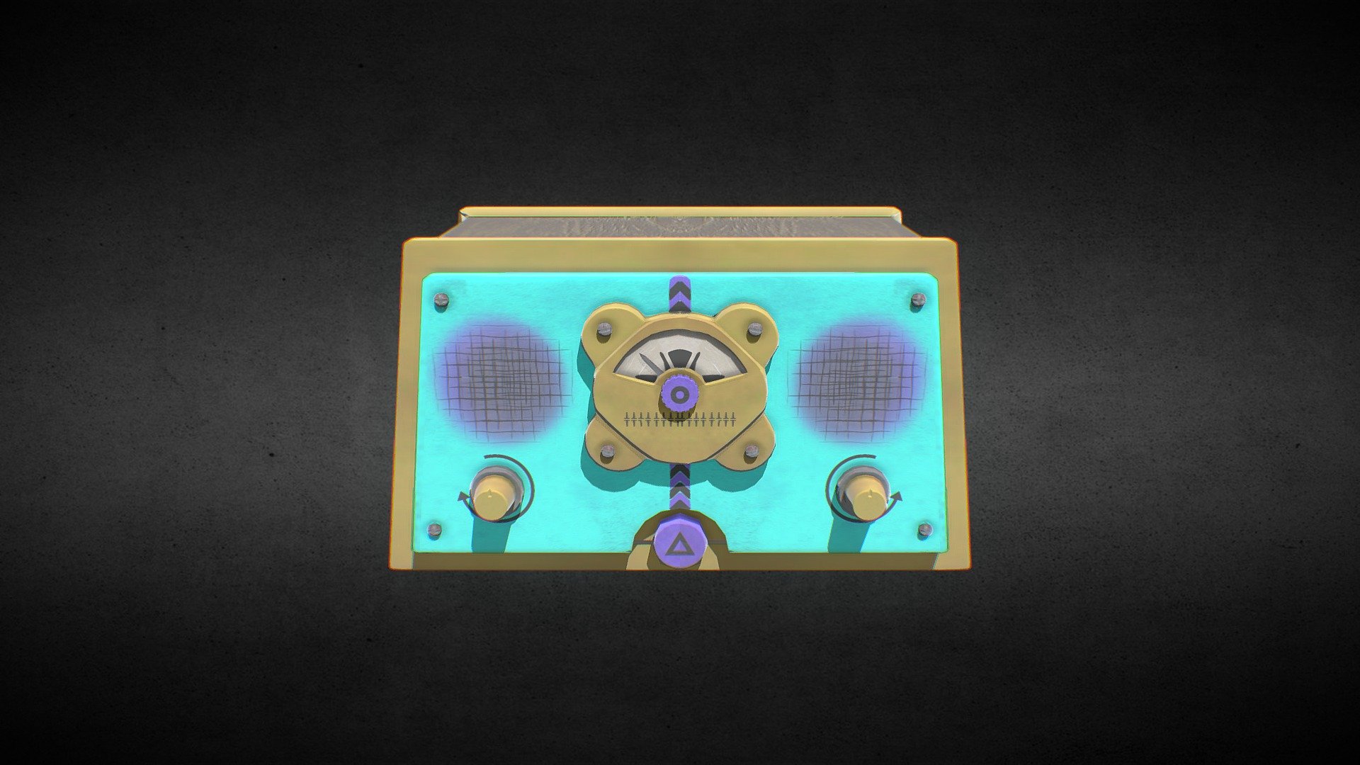 Old Retro Radio - Download Free 3D model by zvitamini [185769f] - Sketchfab