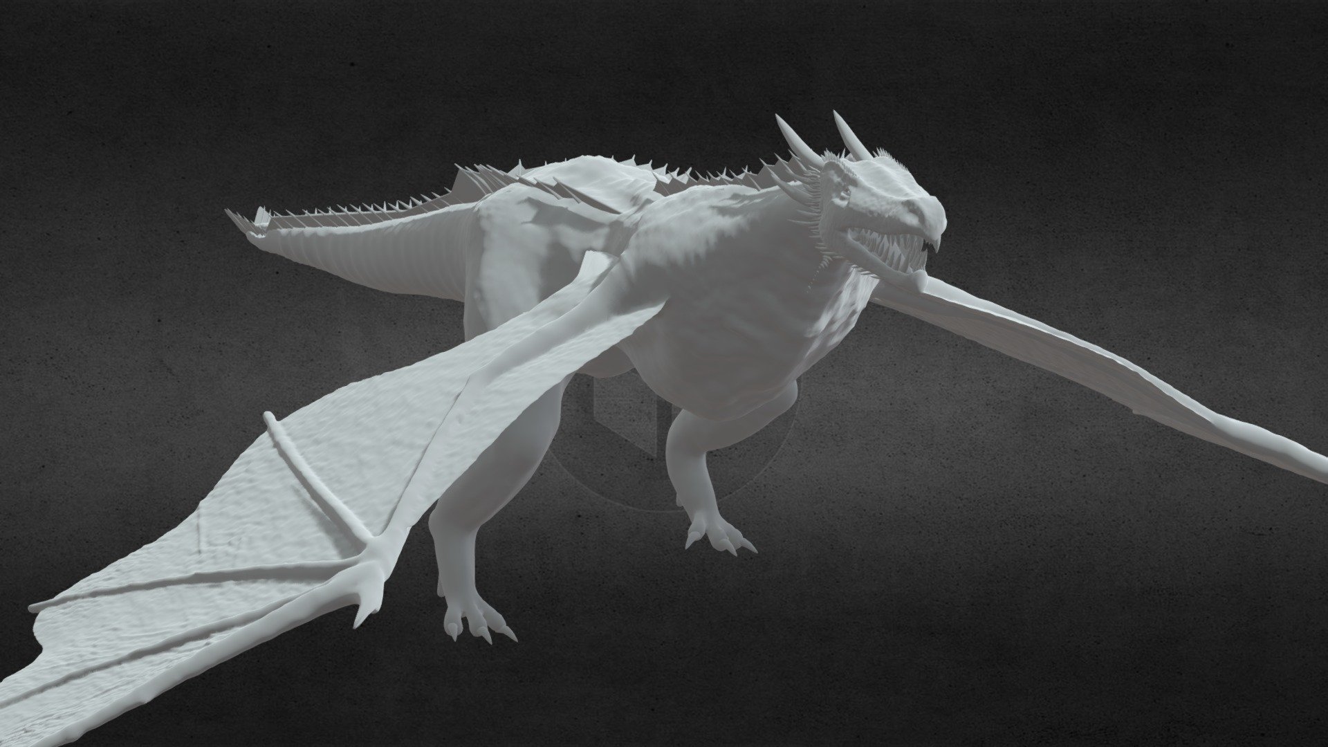 Dragon - Download Free 3D model by elenstesh [185908a] - Sketchfab