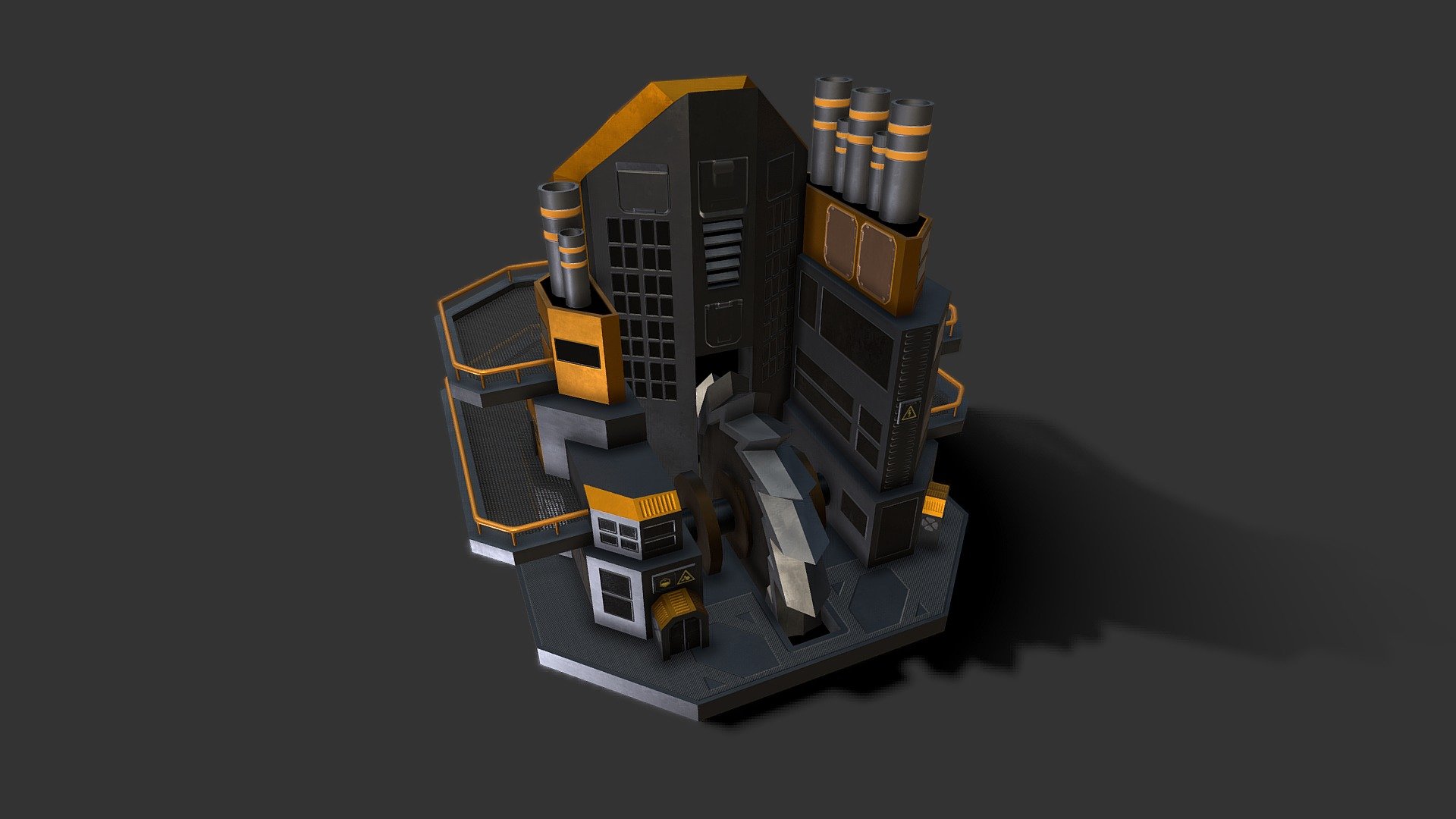 Mining Building - 3D model by the7isbest [185965b] - Sketchfab