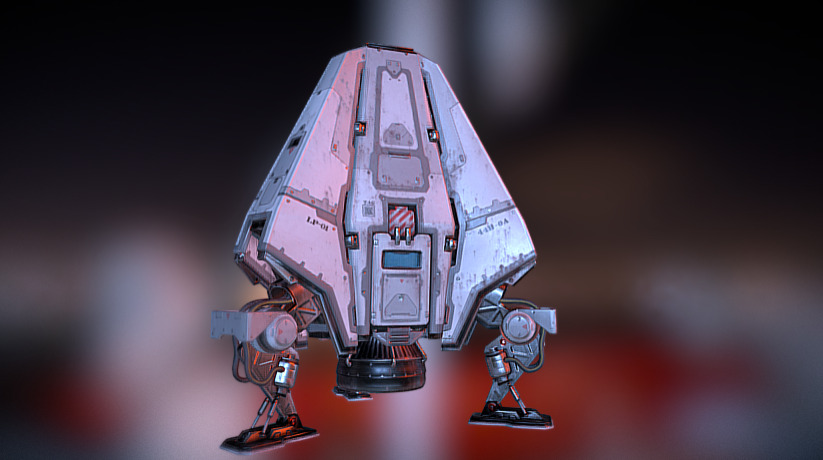 Orbital Lander - 3D model by sprunghunt [185a7a5] - Sketchfab