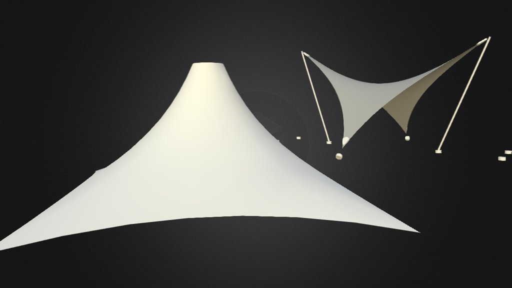 CONIC FORM - 3D model by tensilestructureseducation [185a95e] - Sketchfab