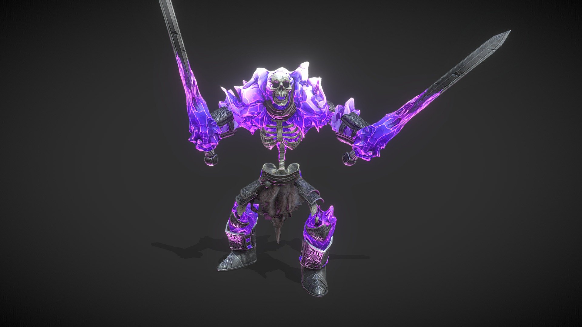Mobs! Dark Skeleton - 3D model by Mohammad Hamza Assets ...