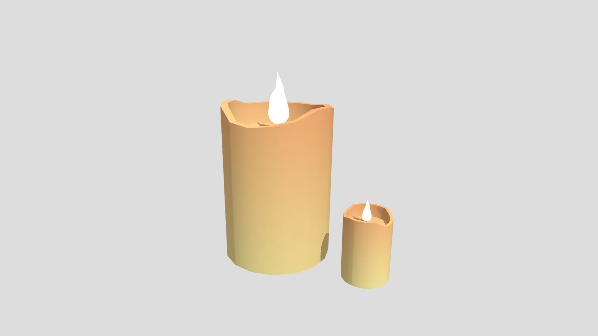 Simple Candles - Download Free 3D model by J0ya2 [185ecf6] - Sketchfab