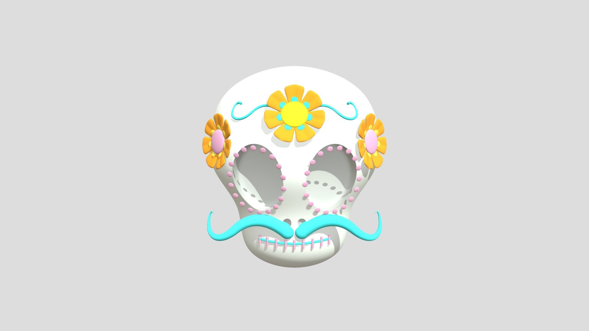skull, calaca - Download Free 3D model by paulocesarislas [185f672 ...