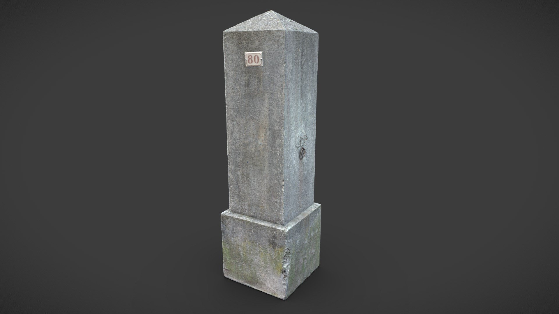 Concret pillar 80 - 3D model by Hypercube (@Hypercube3dscan) [1860a48 ...