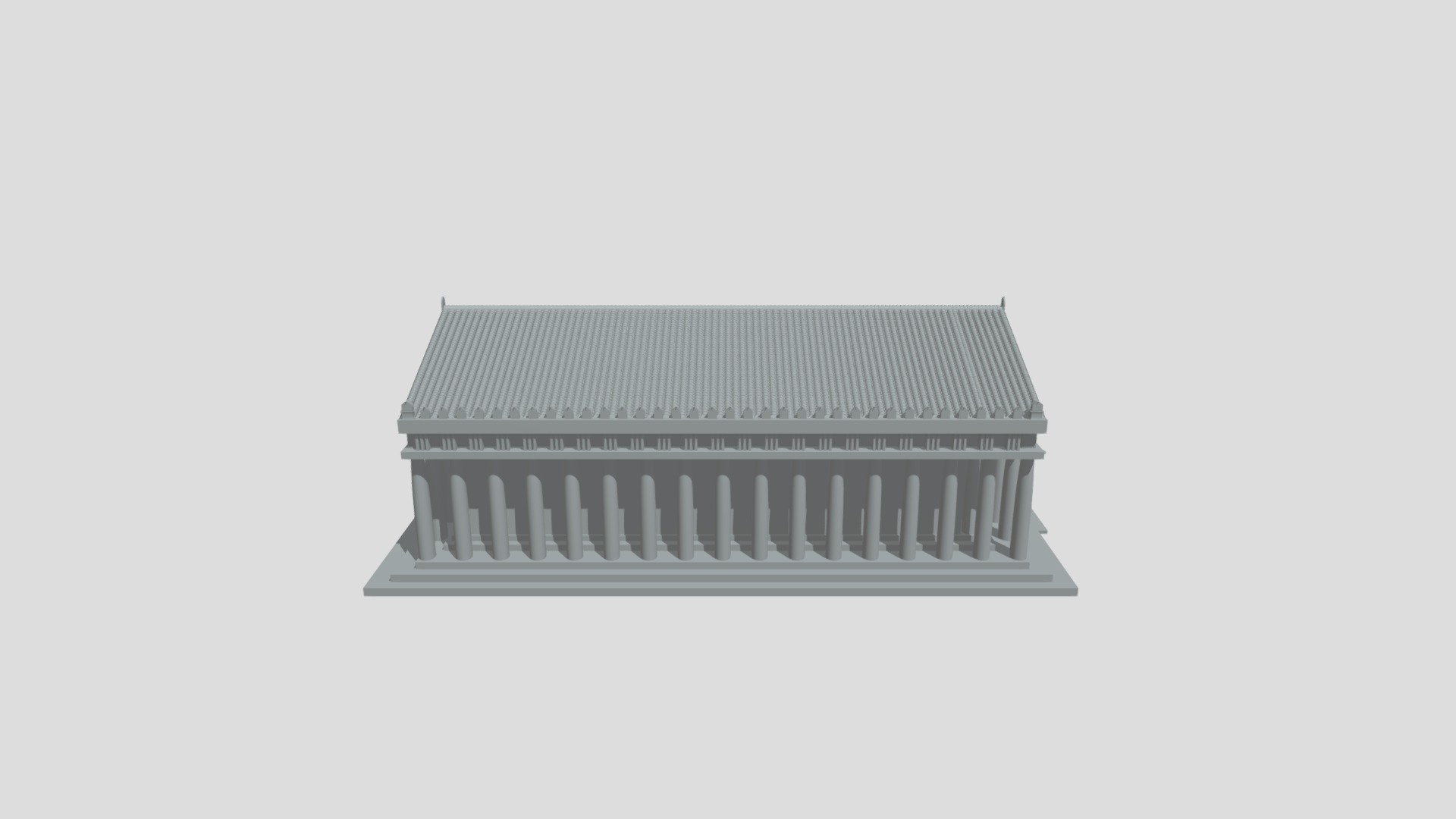 Partenon - 3D model by iraialores [1861cba] - Sketchfab