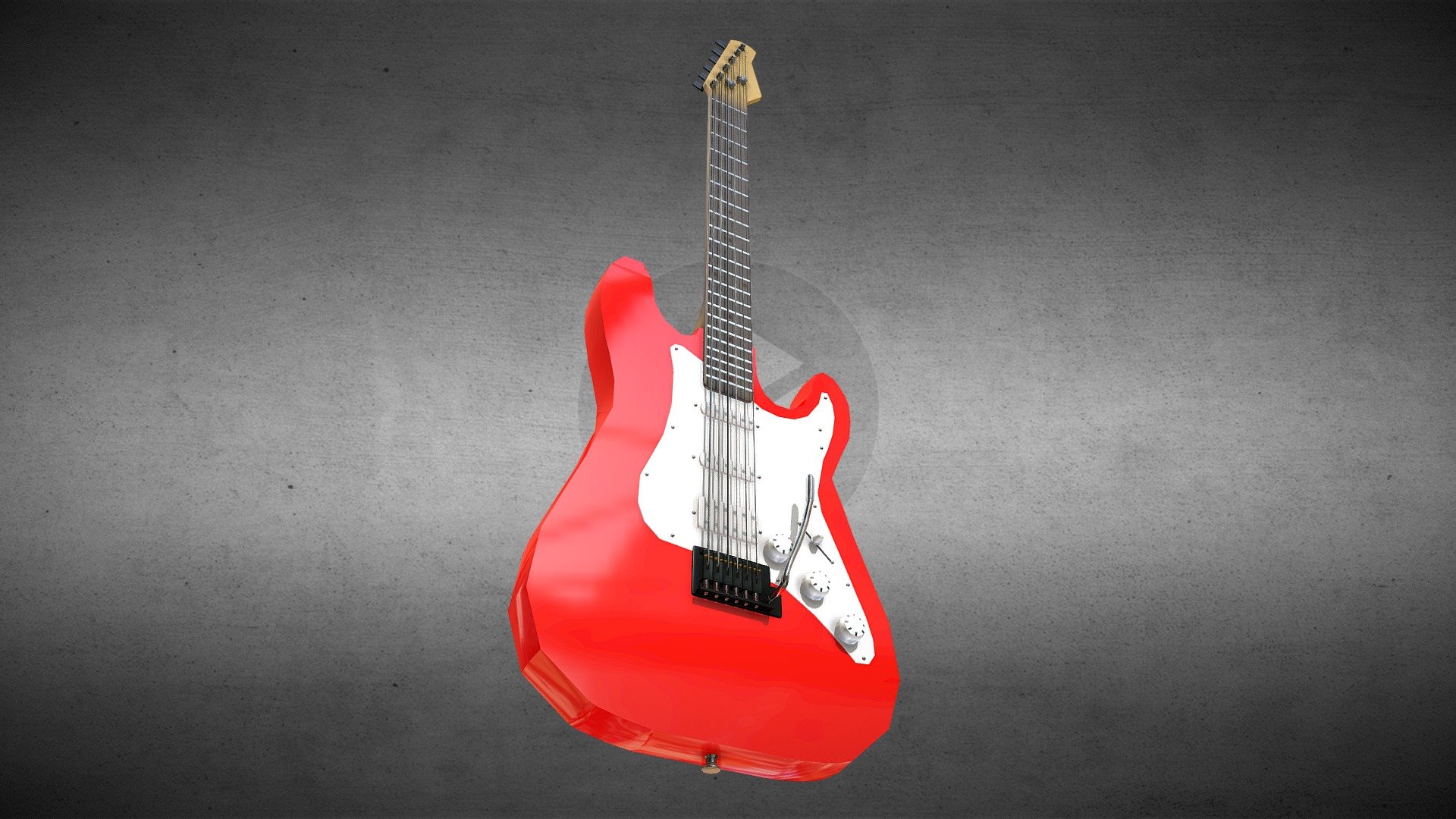 Electric Guitar - 3D model by Ayush.D.Rana (@AyushRana) [1863f06 ...
